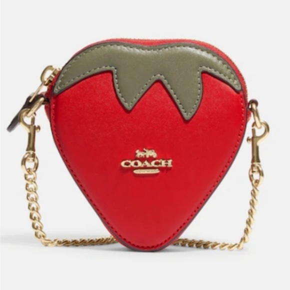 Coach | Bags | Nwt Coach Strawberry Crossbody | Poshmark